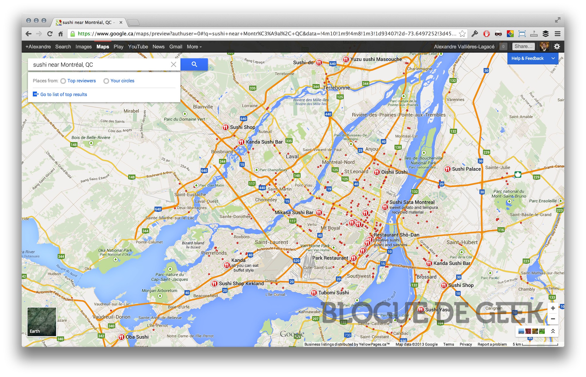 Un aperçu du nouveau Google Maps